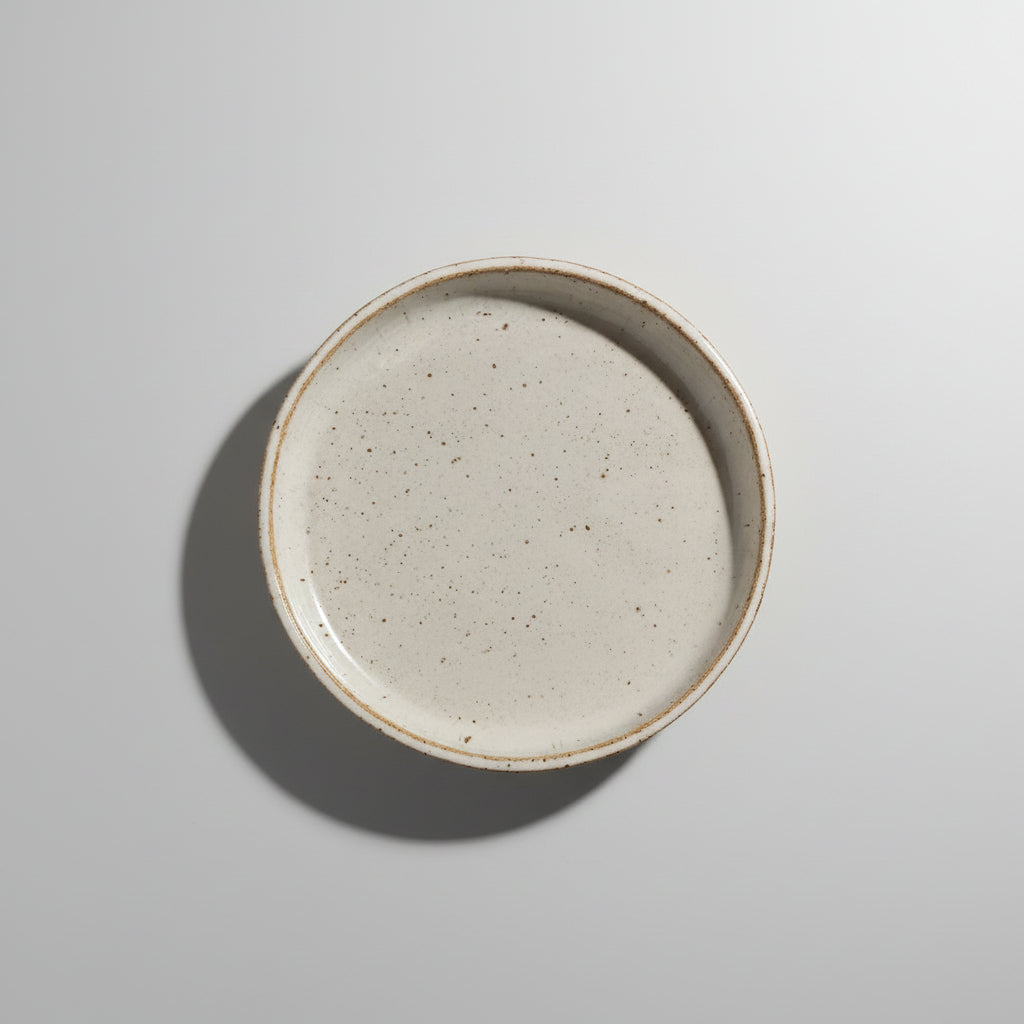 Shop White Straight Edge Flat Plate- Blank Space Home